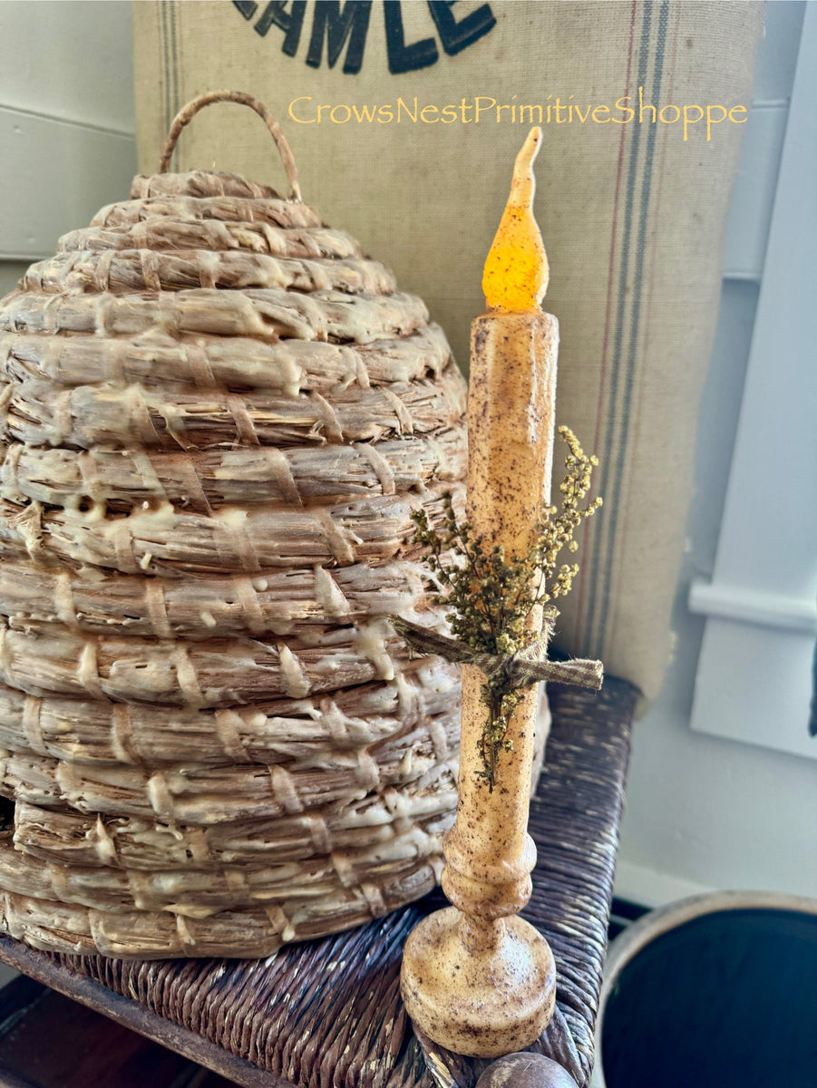 Timer Taper Candle Flicker Light 11 1/2 inch grubby – Crows Nest ...