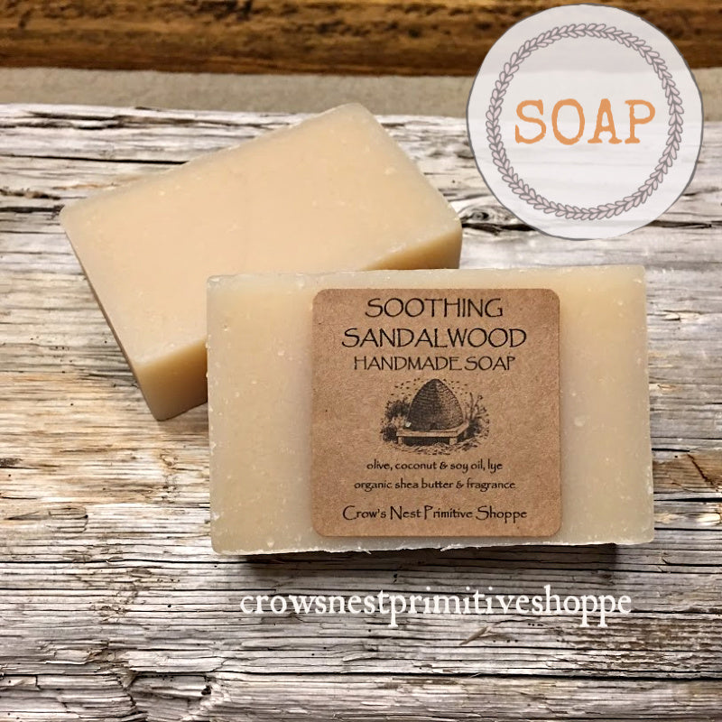 Handmade Soap- Choice of Scent – Crows Nest Primitive Shoppe